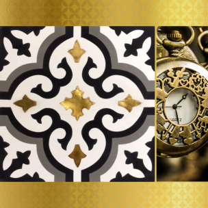 Brass Inlaid, 3D & Relief Tile - Secoin Handmade Cement Tiles ...